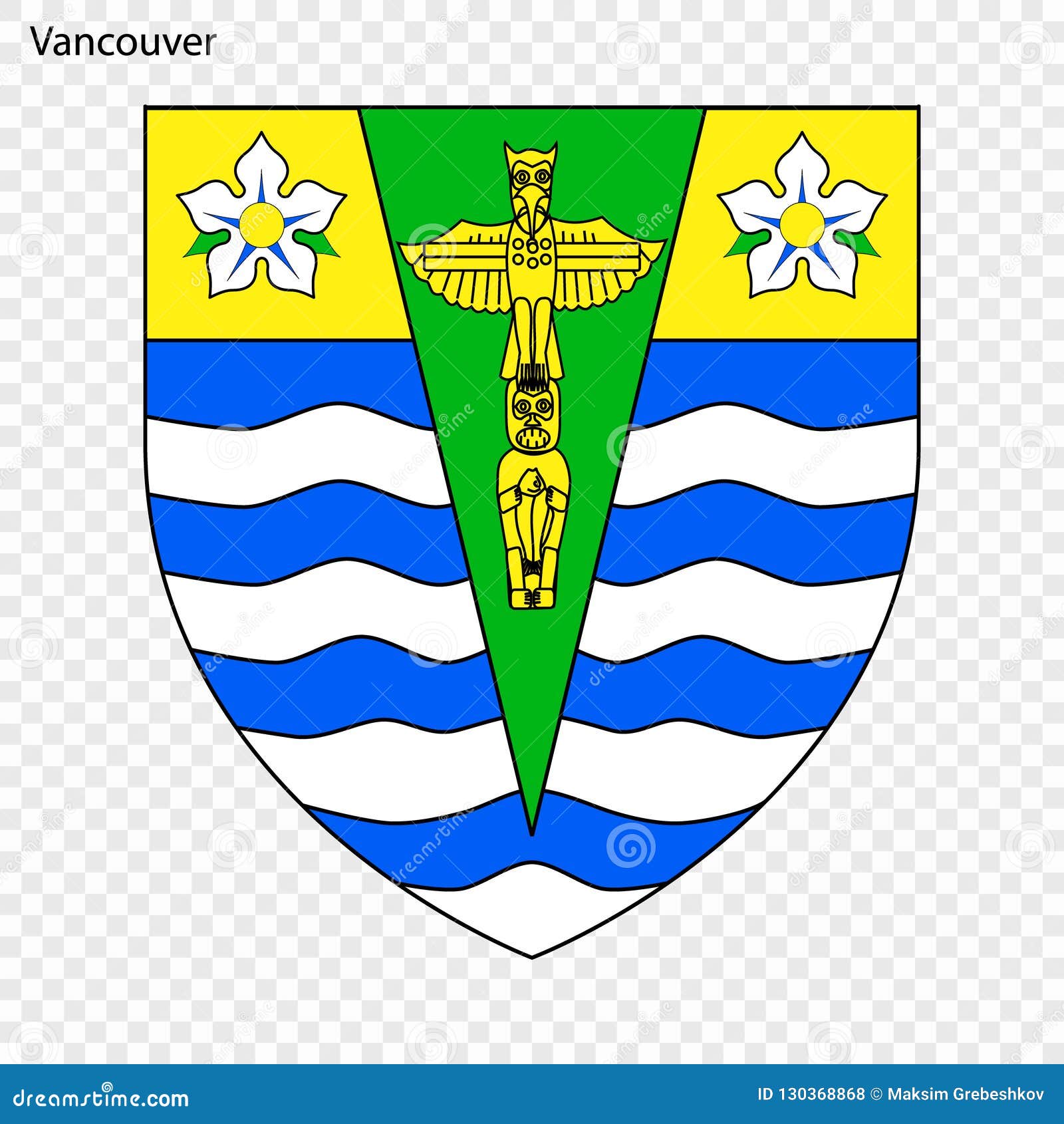 Emblem of Vancouver. stock illustration. Illustration of heraldry ...
