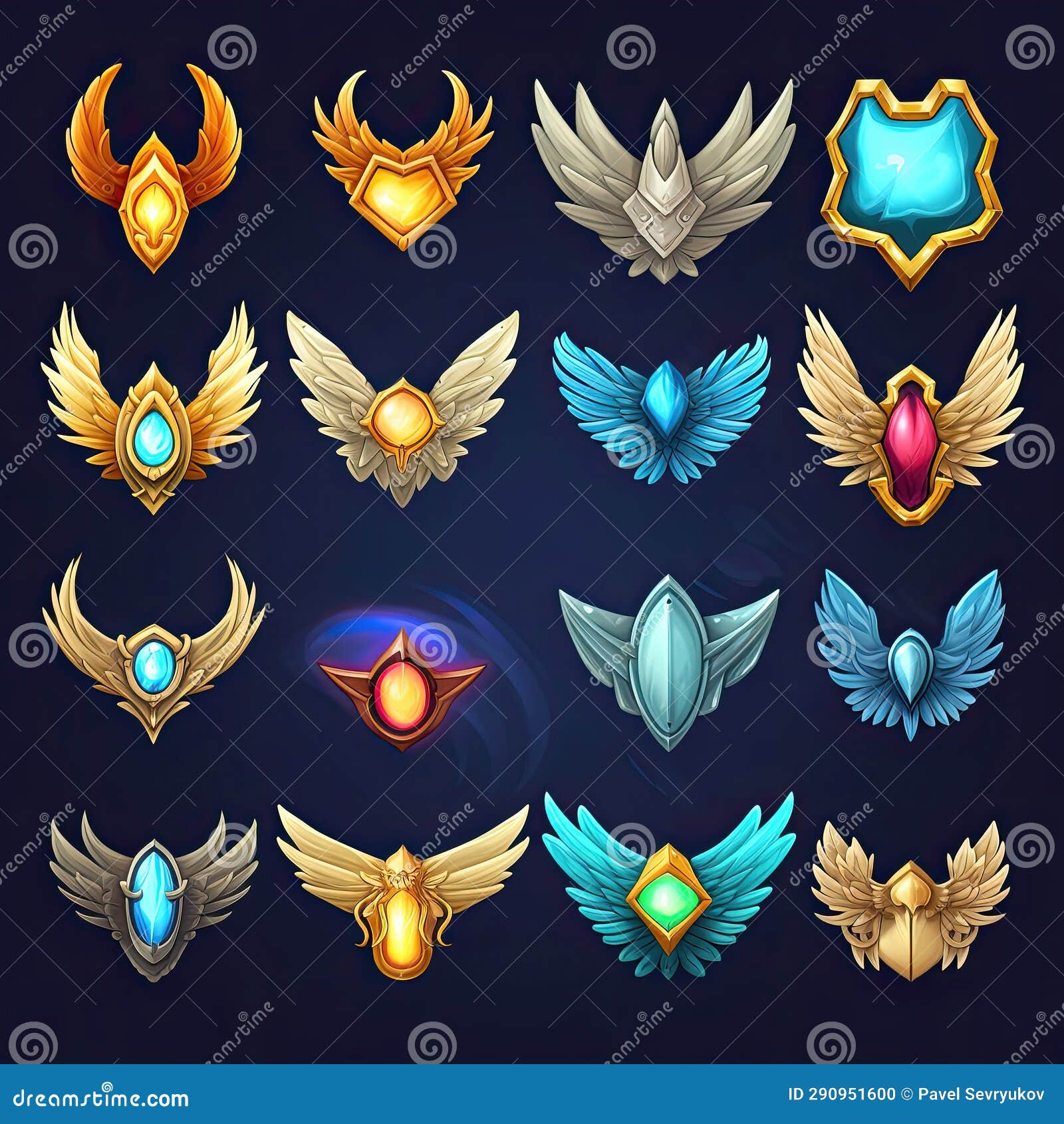 Emblem Wing Sign Stock Photography | CartoonDealer.com #61251668