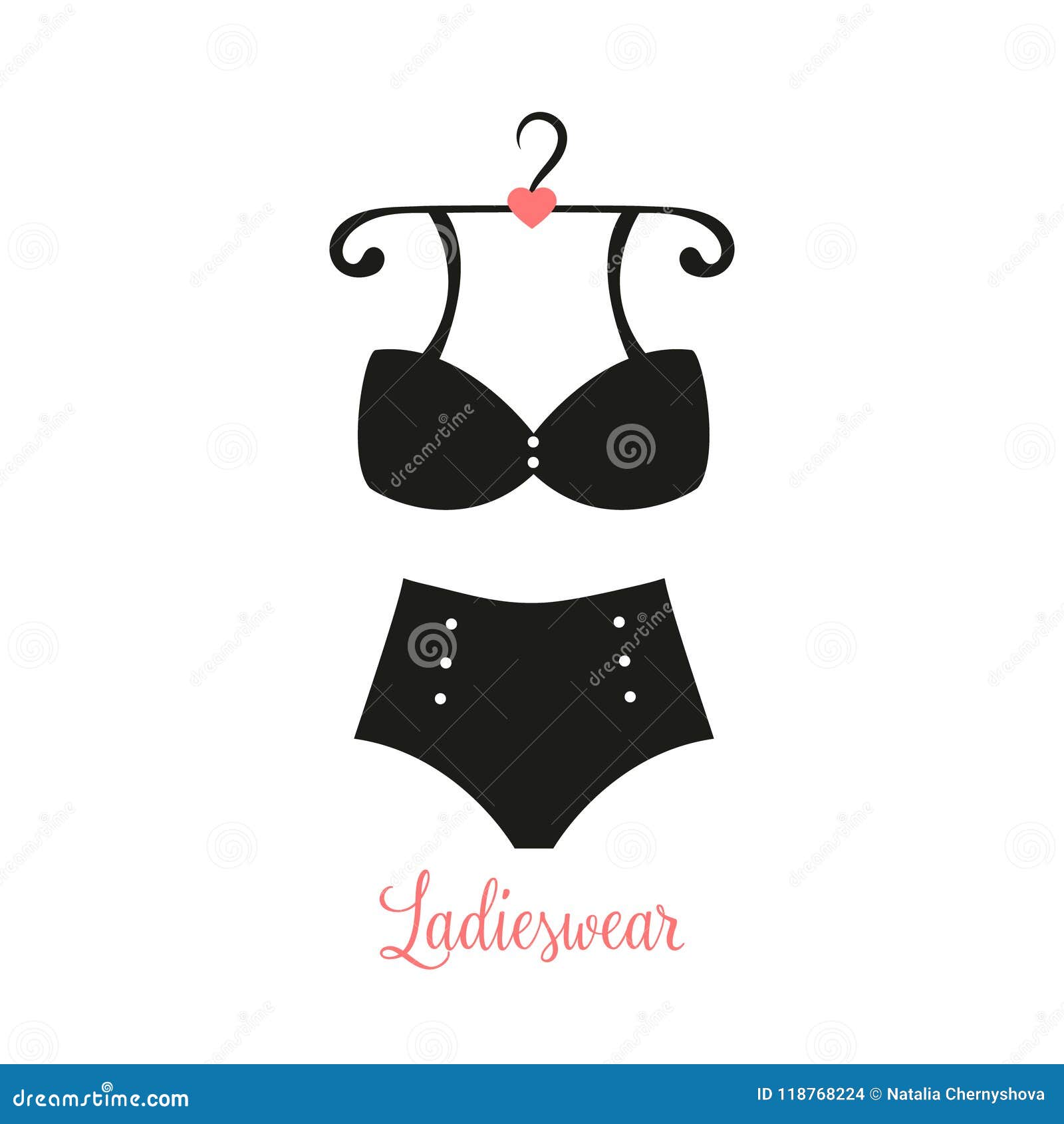 Emblema Da Roupa Interior Do Molde Do Projeto Do Logotipo Da Forma Das ...