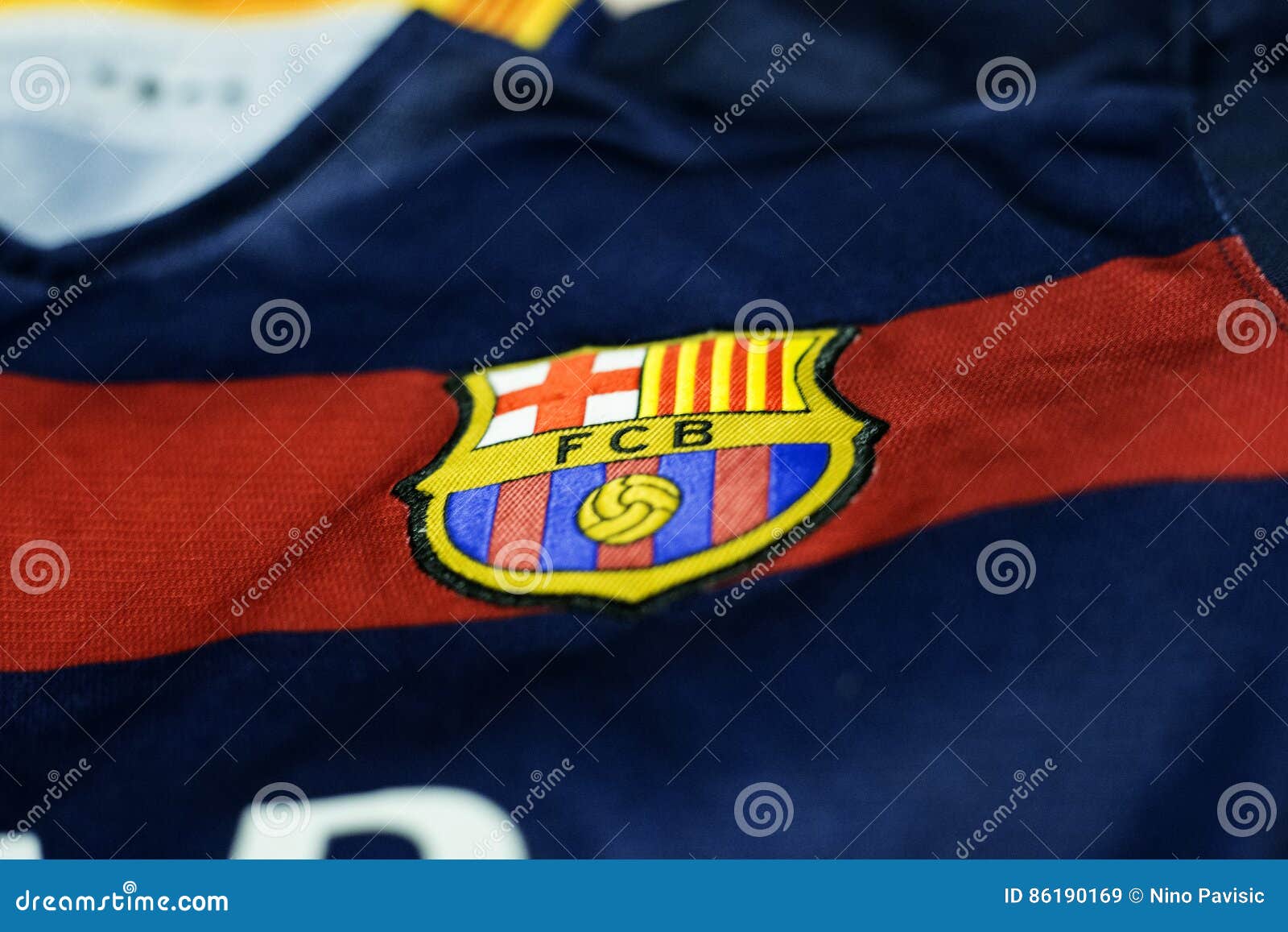 Emblema de Barcelona imagen de archivo editorial. Imagen de liga - 86190169