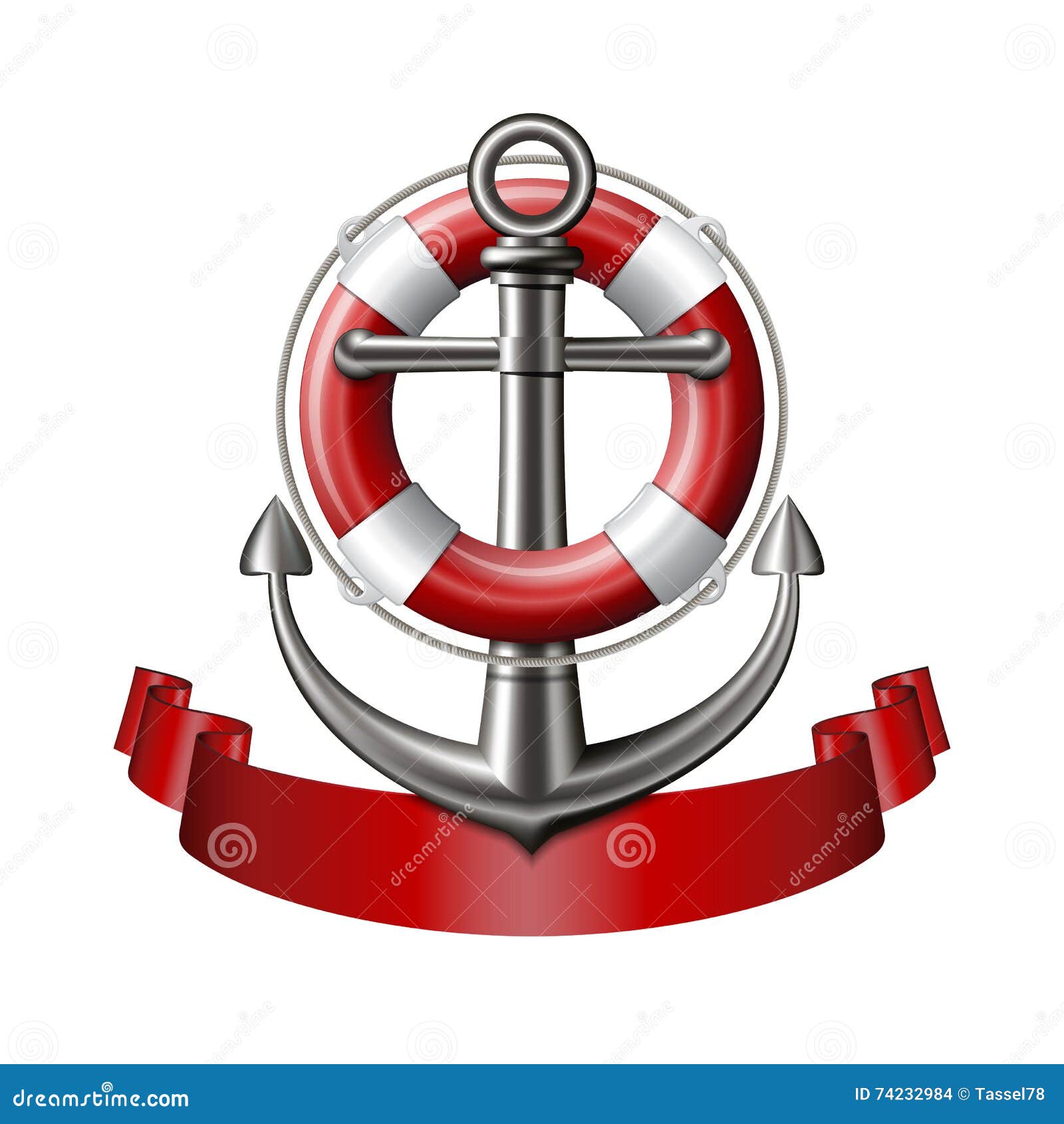 Emblema del ancla, vector ilustración del vector. Ilustración de acceso ...