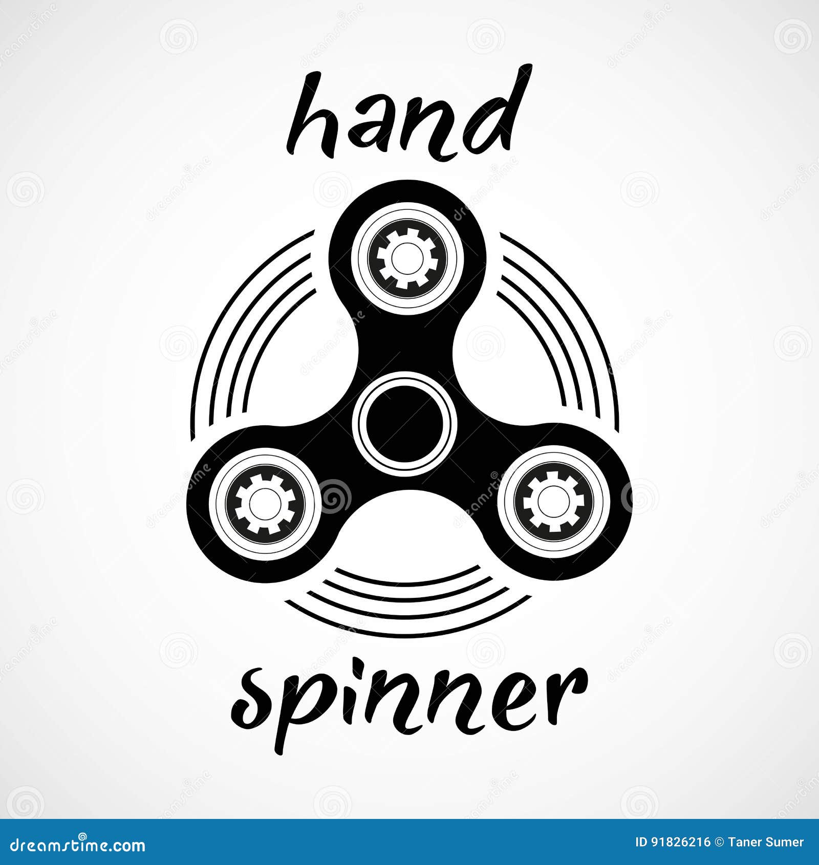 Emblema Del Hilandero De La Mano Ilustración del Vector - Ilustración ...