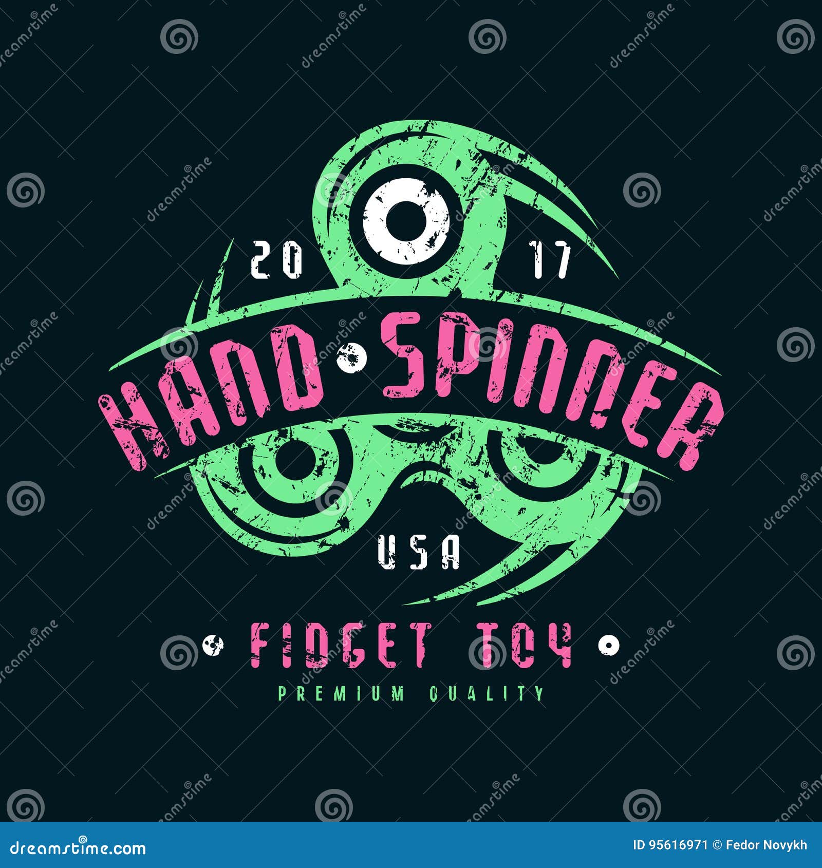 Emblema Del Hilandero De La Mano Ilustración del Vector - Ilustración ...