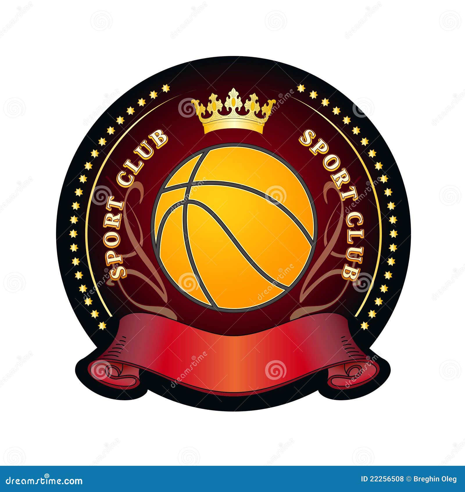 Emblema Do Clube De Esporte Ilustração do Vetor - Ilustração de ...