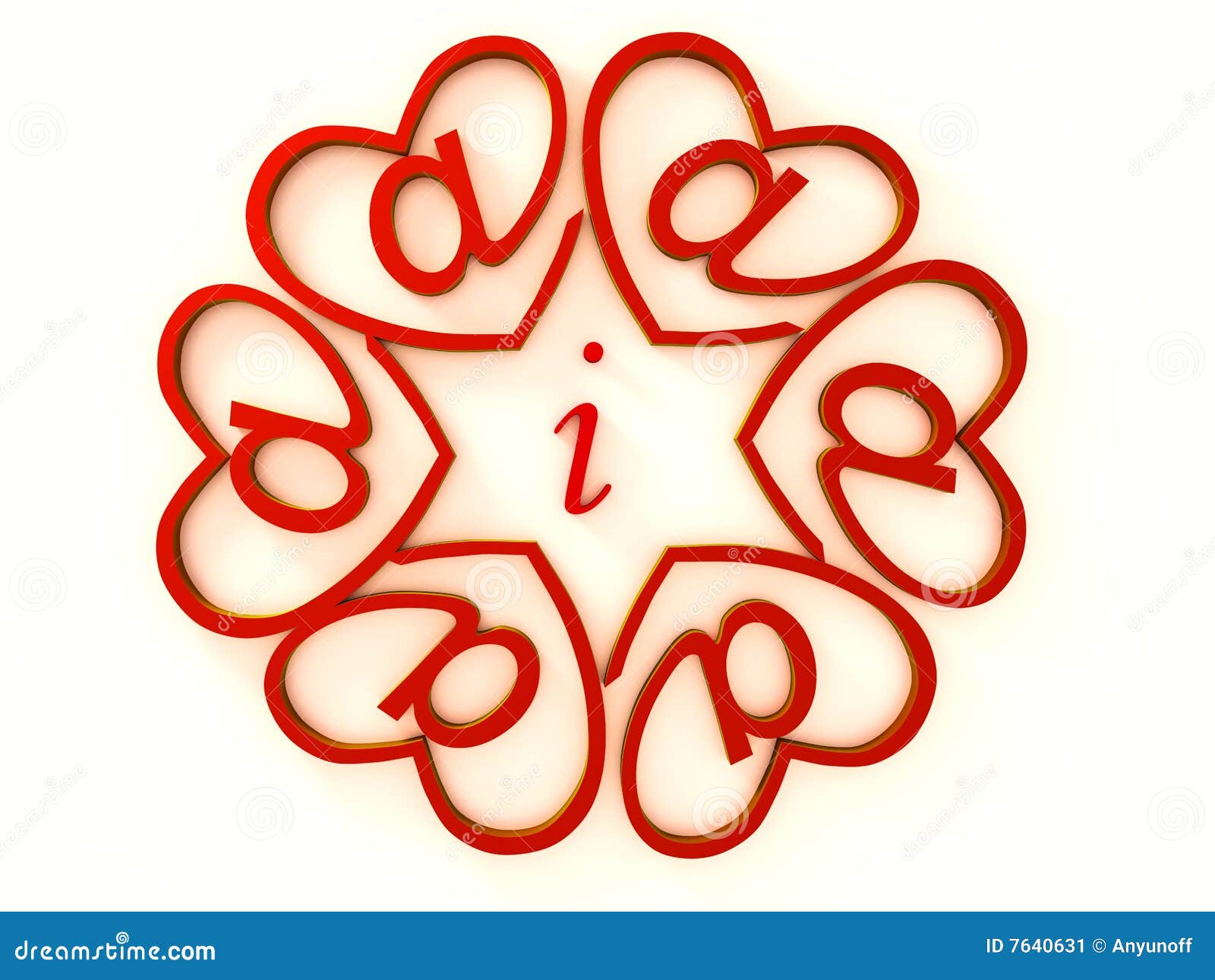 Emblema do email ilustração stock. Ilustração de vermelho - 7640631