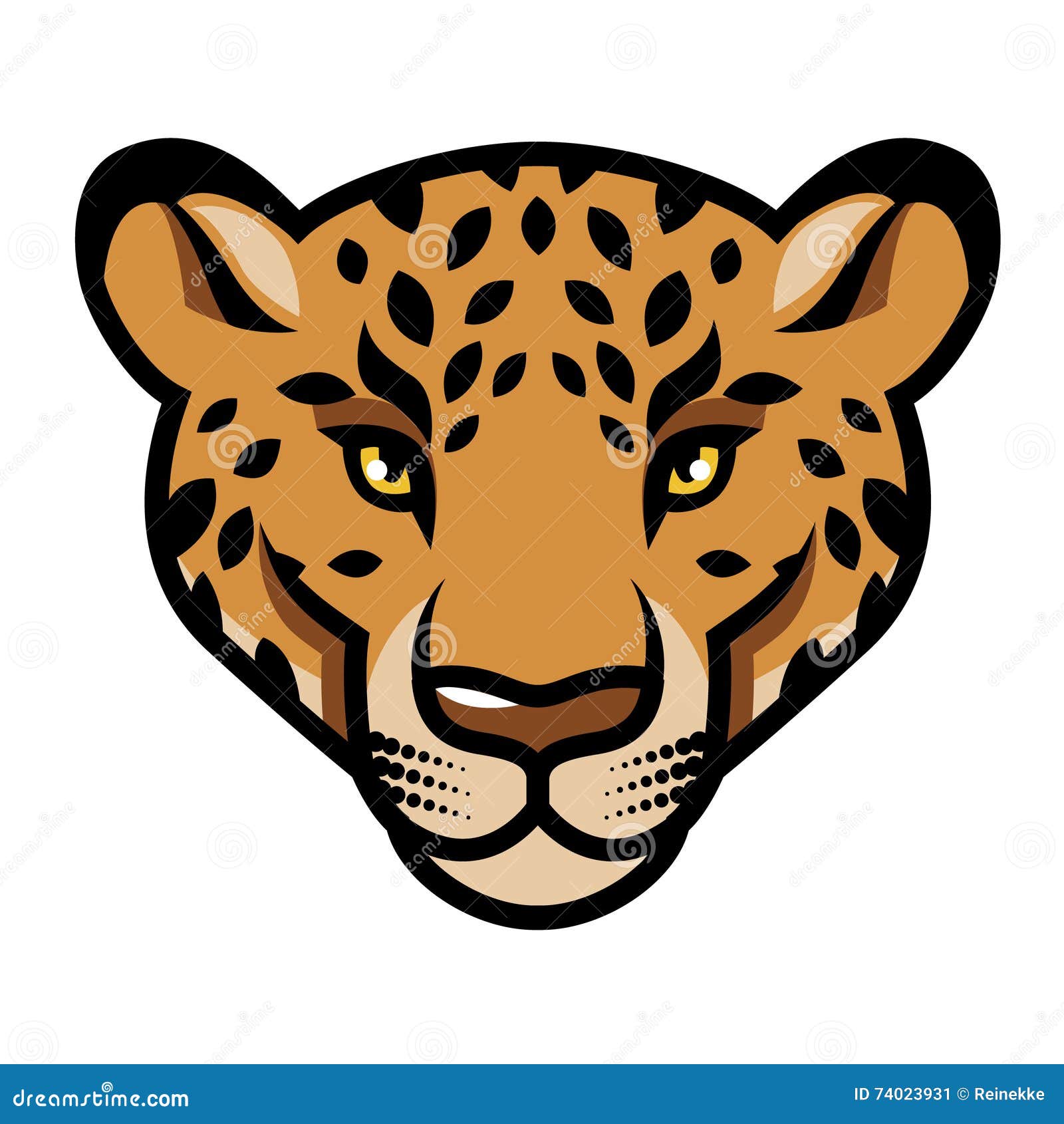 Emblema Do Heag Do Leopardo Ilustração do Vetor - Ilustração de pele ...