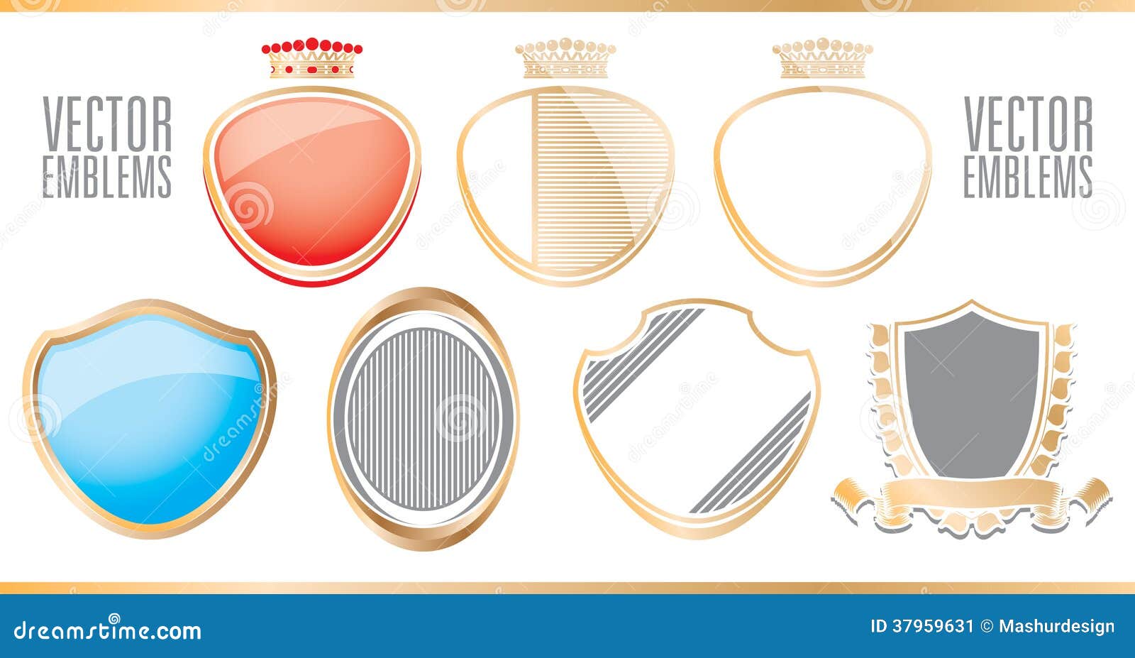 Emblems & Logos Cartoon Vector | CartoonDealer.com #37959631