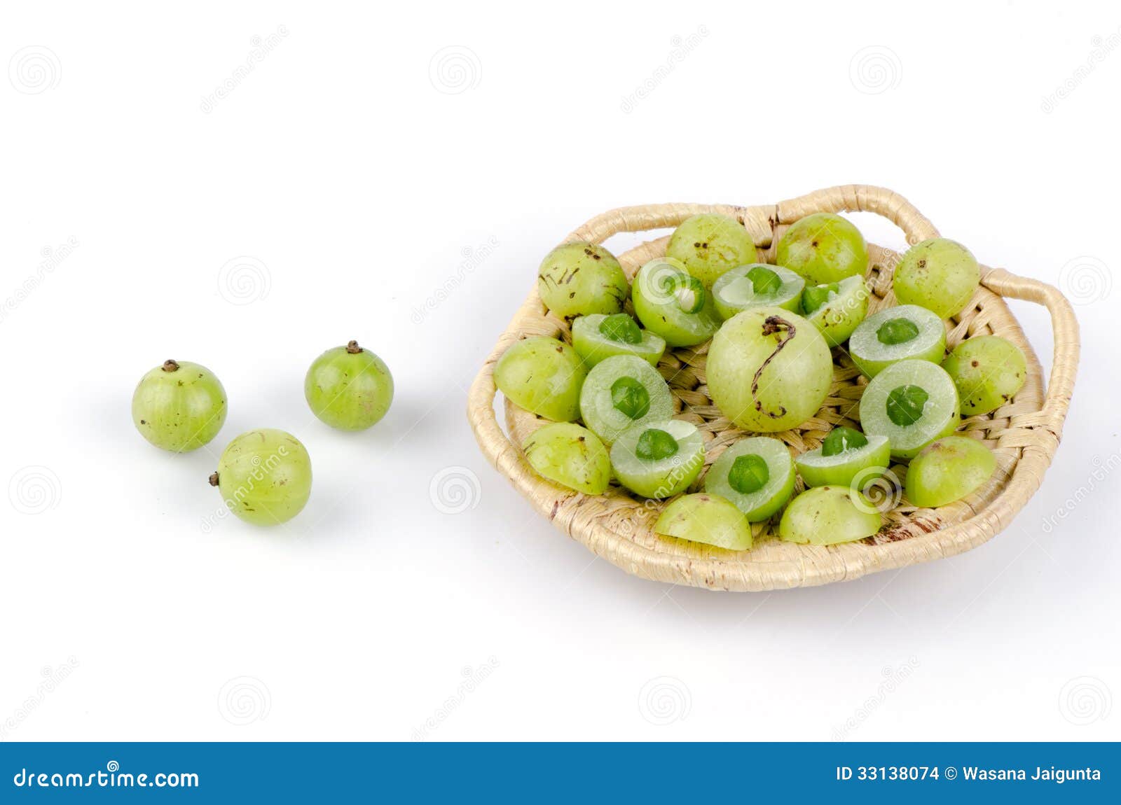 Emblic Myrablan, Malacca Tree (Phyllanthus Emblica L.) Stock Photo ...