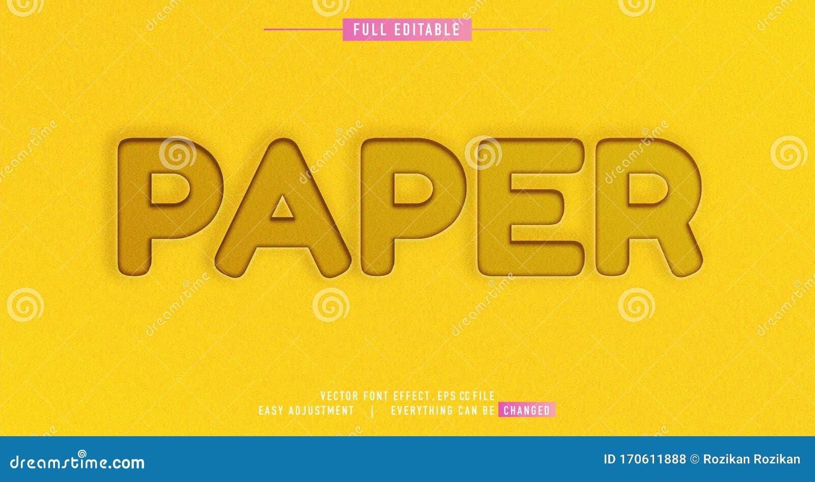 Emboss Premium Text Effect Editable Vector Template, Style Modern Look ...