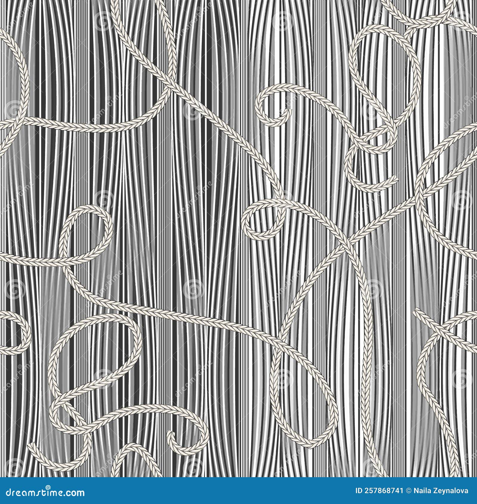 Emboss Striped 3d Seamless Pattern. Embossed Surface Waves Background ...