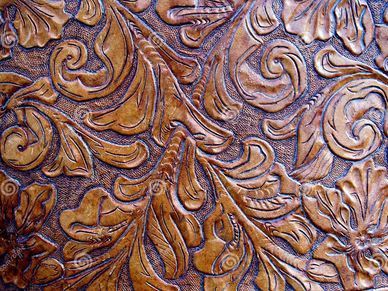 Embossed Engraved Leather stock photo. Image of leather - 20538958