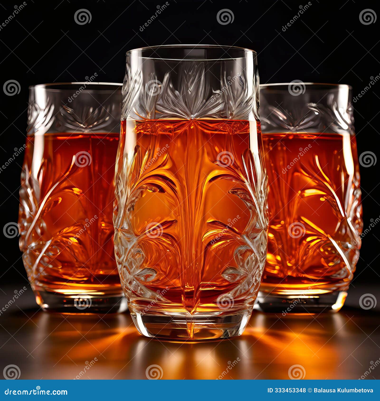 Embossed Glassware Glassware with Raised or Emboss Pro Stock Photo ...