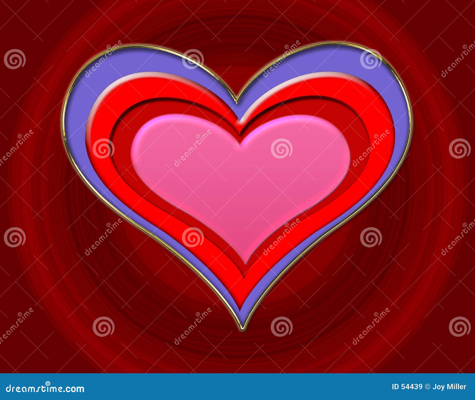 Embossed heart stock illustration. Illustration of love - 54439