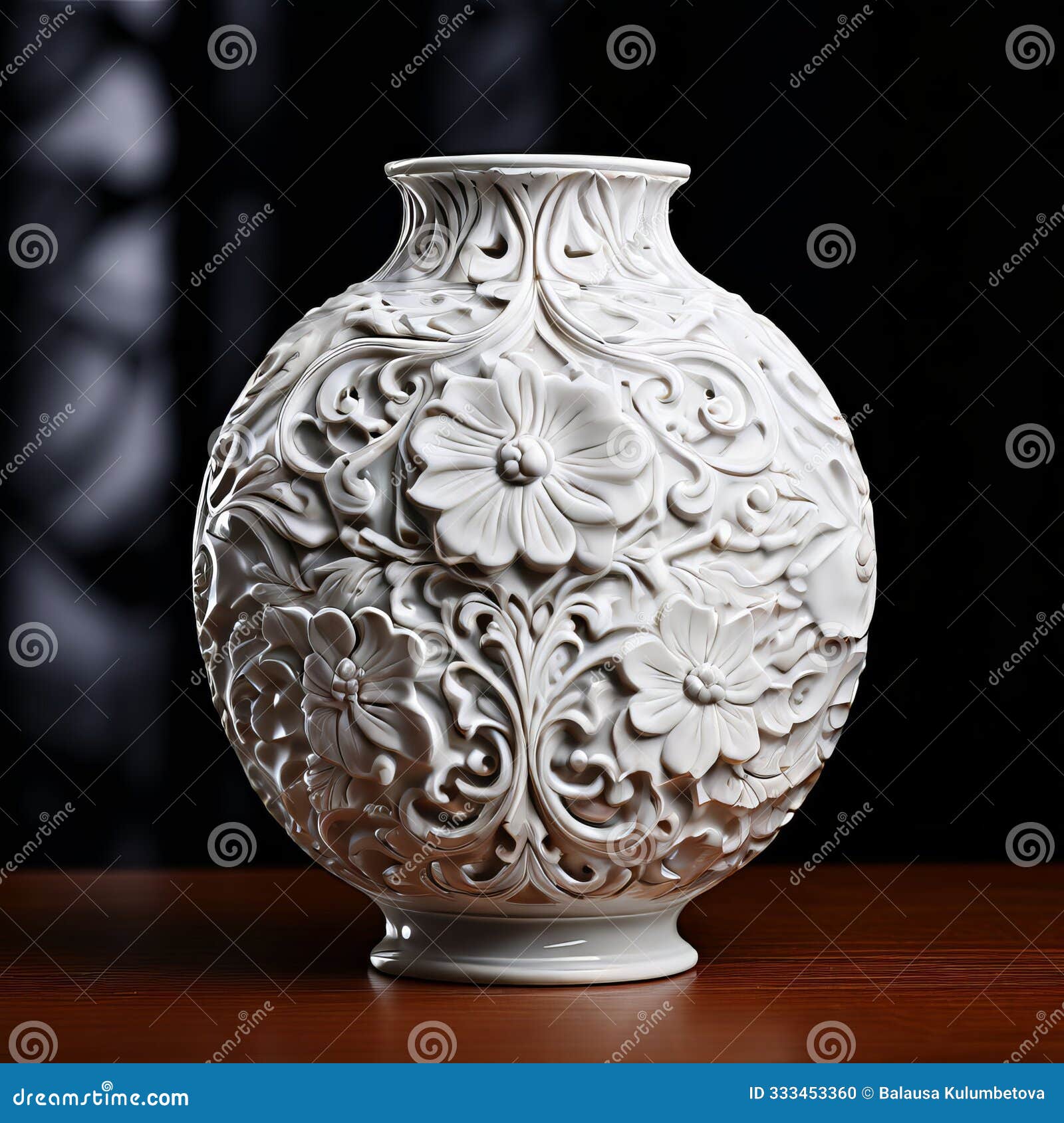 Embossed Porcelain Porcelain with Raised Designs or Pa Stock Photo ...