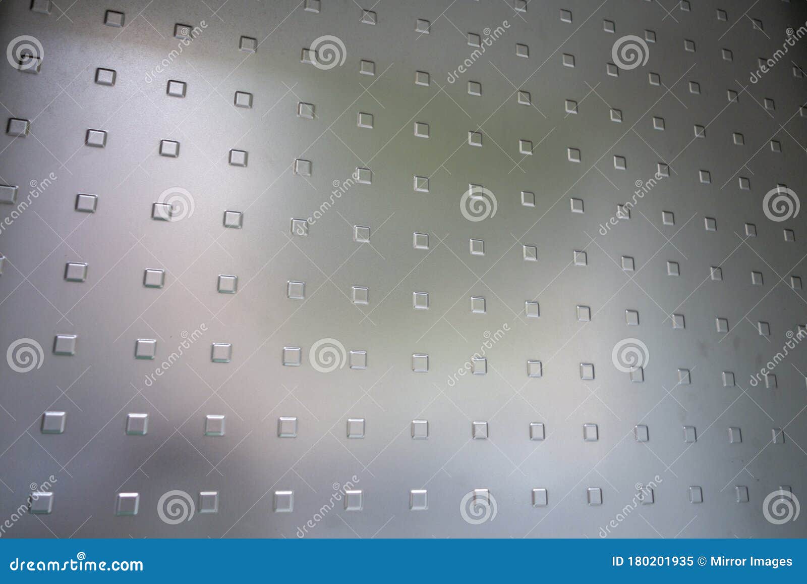 Embossed Square Pattern on Stainless Steel Sheet of Metal with ...