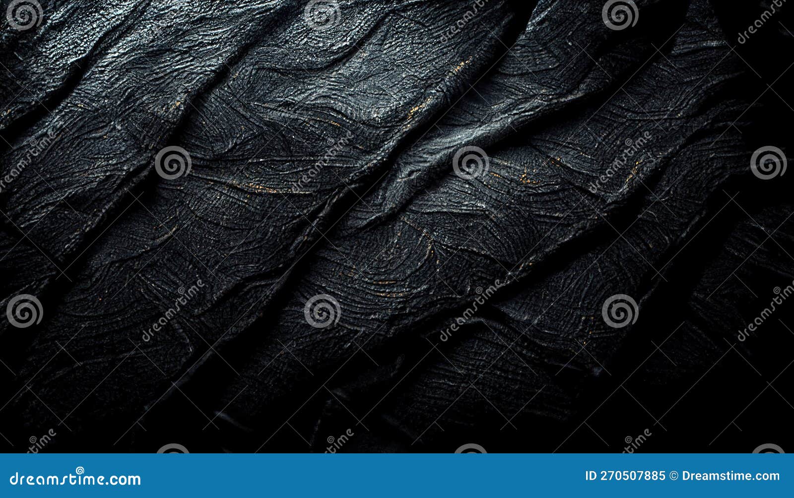 Embossed Texture Abstract Background Coal Black AI Generated Stock ...