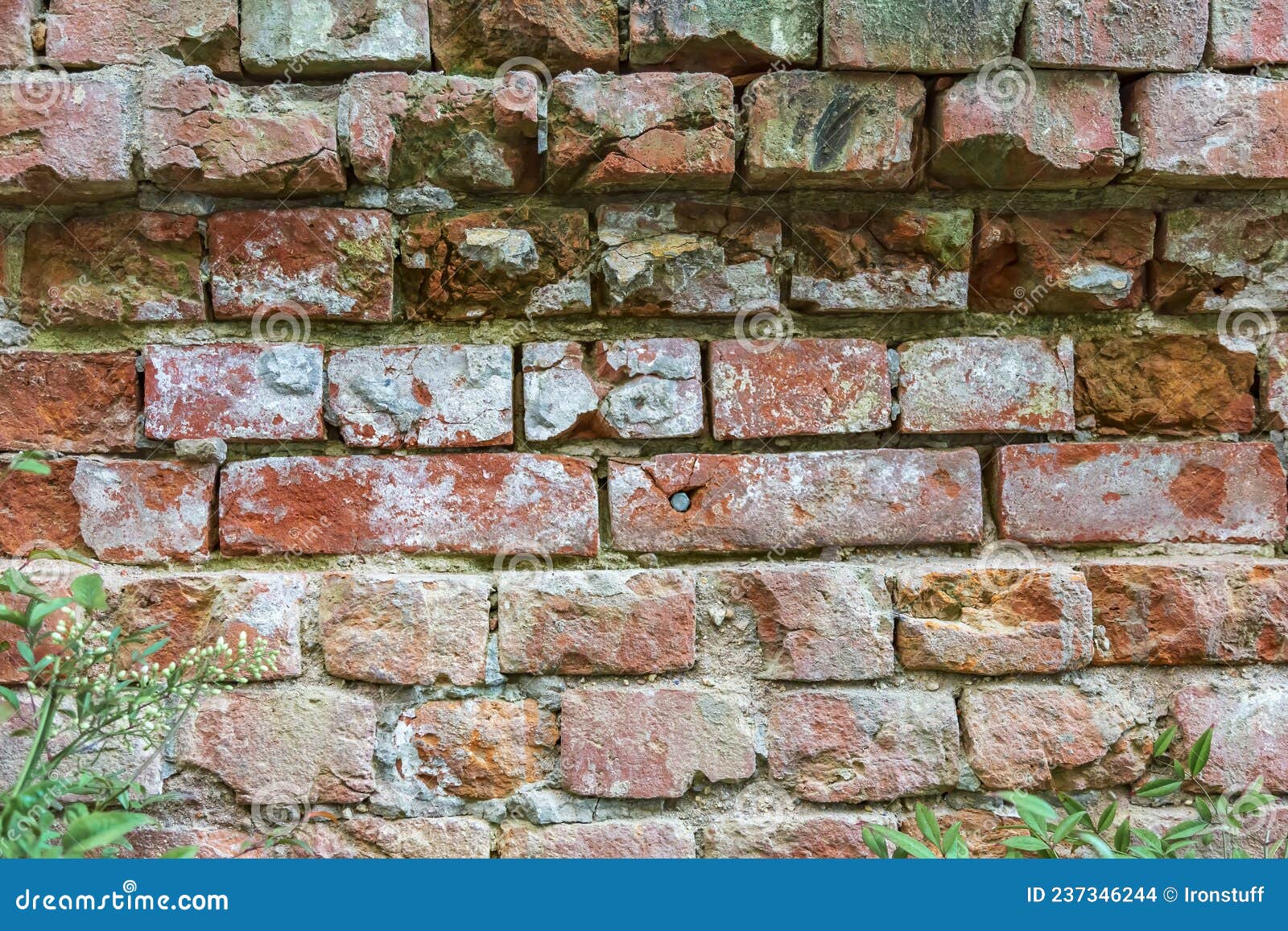 Embossed Texture of an Old Facade Brick Wall Stock Photo - Image of ...