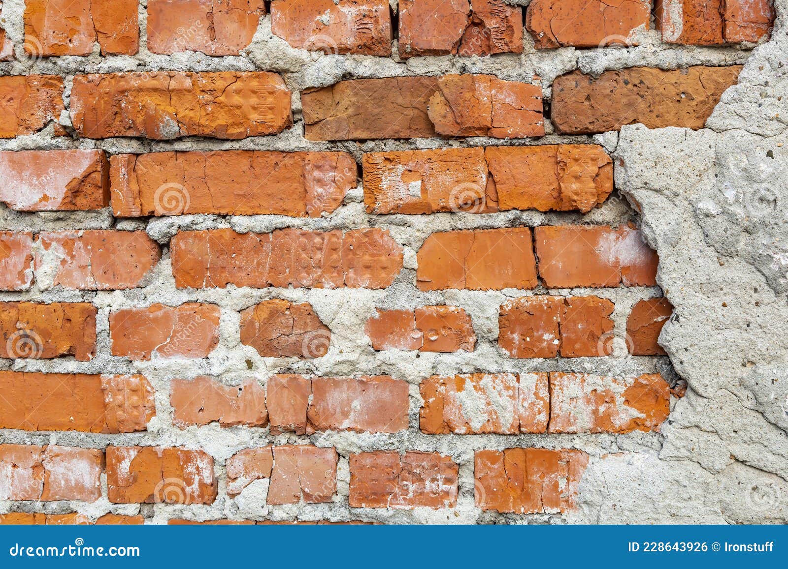 Embossed Texture of an Old Facade Brick Wall Stock Photo - Image of ...
