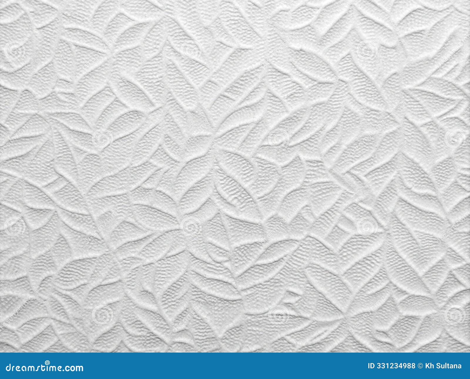 Embossed White Paper With Floral Pattern. Stock Image | CartoonDealer ...