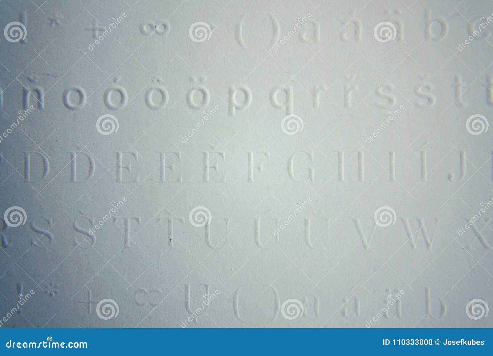 Embossed Writing for Blind People Used before Braille Writing System ...