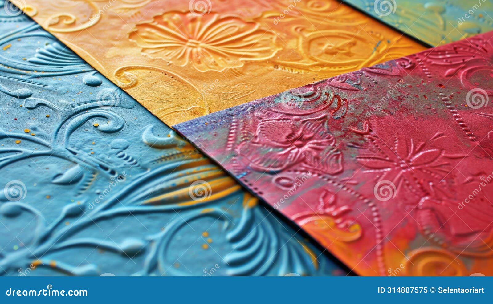 Embossing Folders for Creative Textured Designs Stock Illustration ...