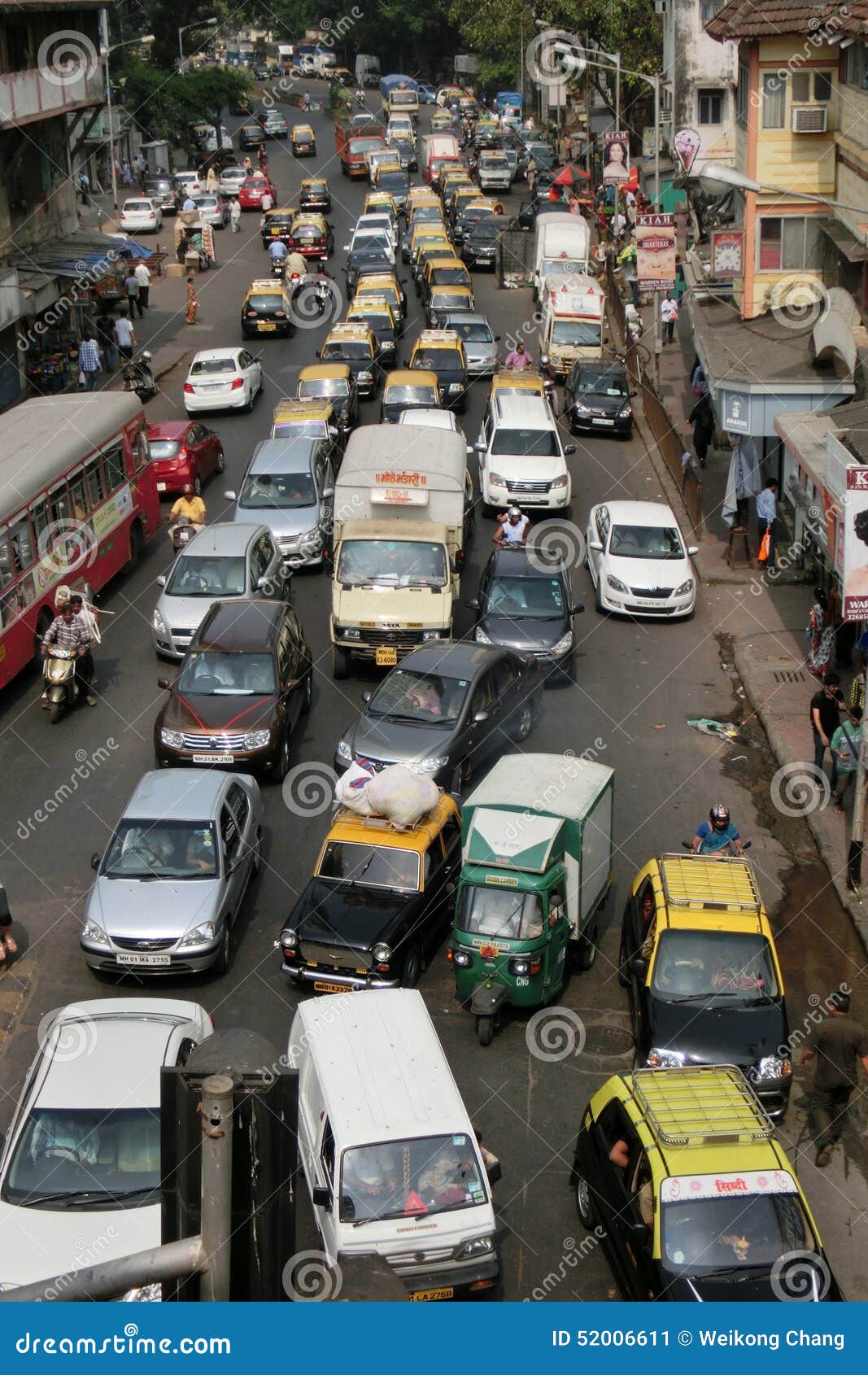 Embouteillage dans Mumbai photo éditorial. Image du circulation - 52006611