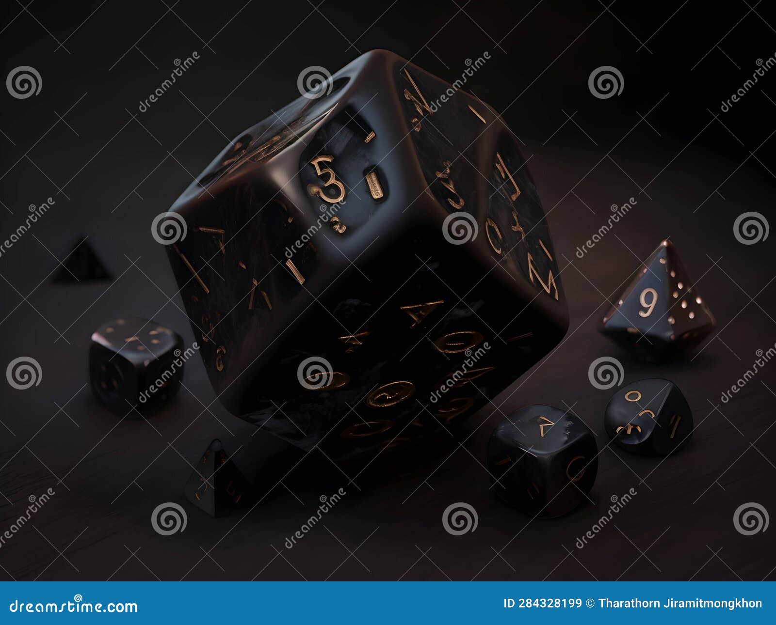 Embrace the Darkness: Elevate Your Gaming Space with Striking Dark Dice ...