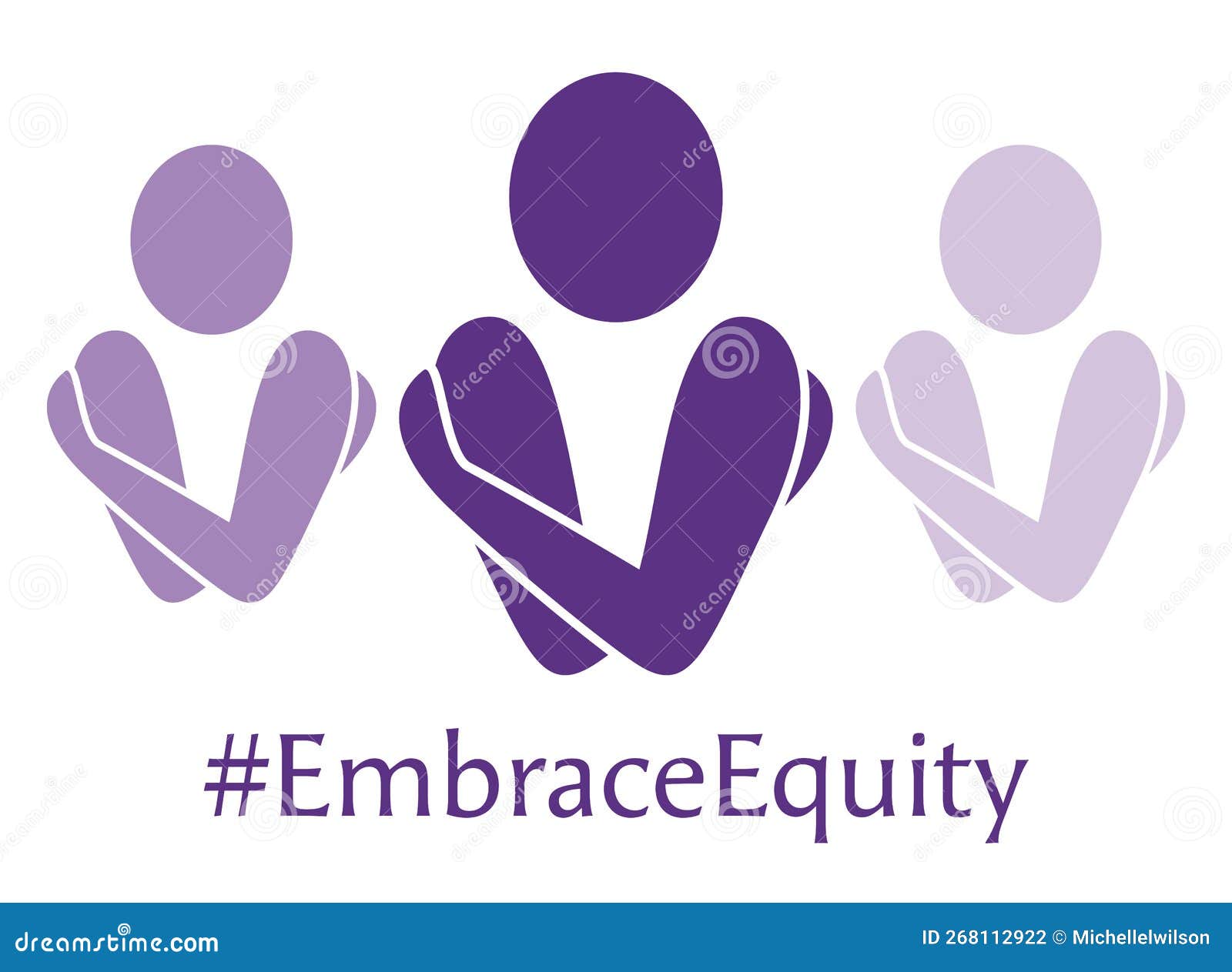 Embrace Equity logo stock vector. Illustration of women - 268112922