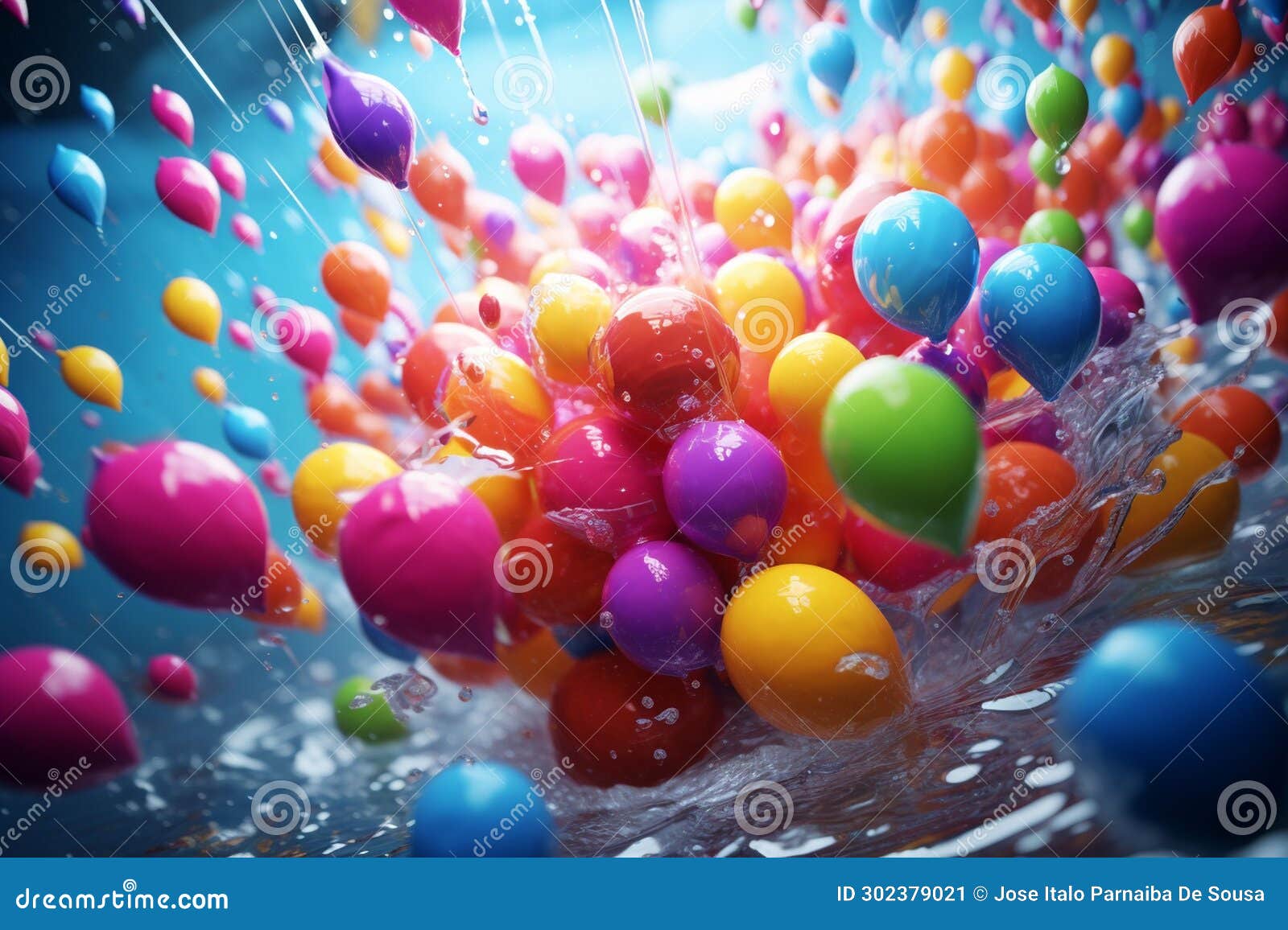 Embrace the Holi Tradition of Water Balloons Stock Illustration ...