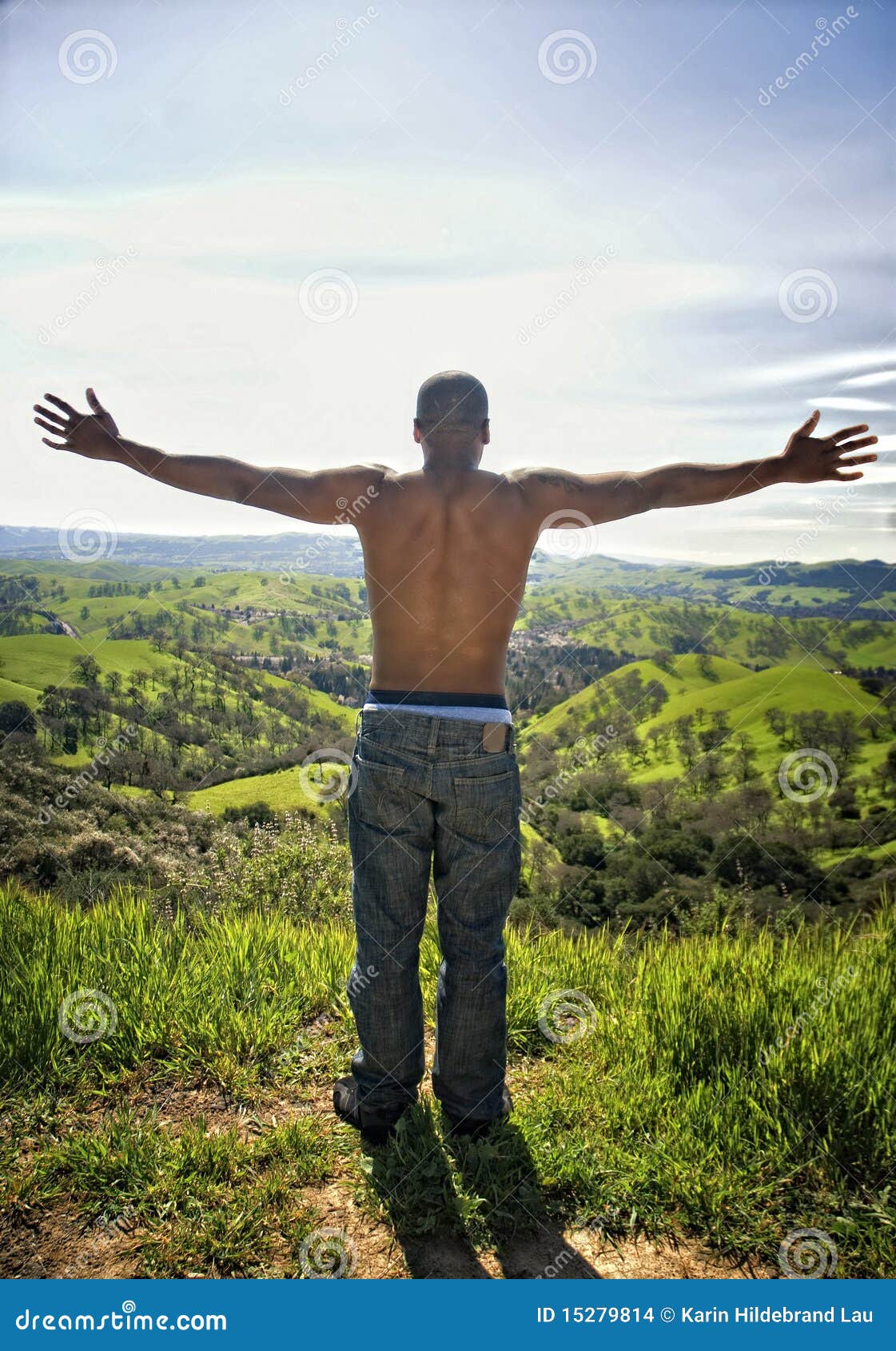 Embrace Life stock photo. Image of reach, arms, green - 15279814