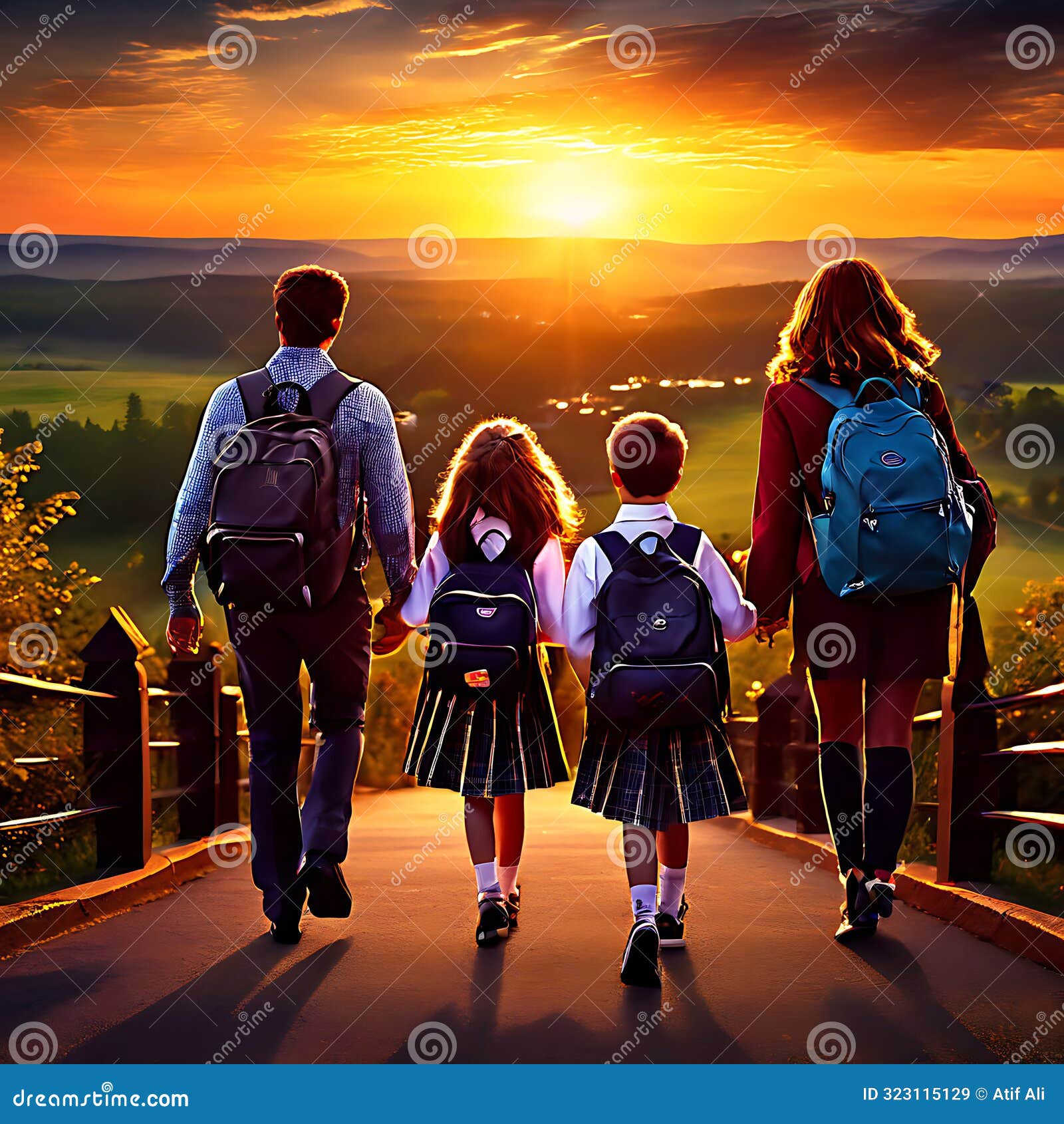 Embrace: a Mountain Landscape Illuminated by Candlelight Stock ...