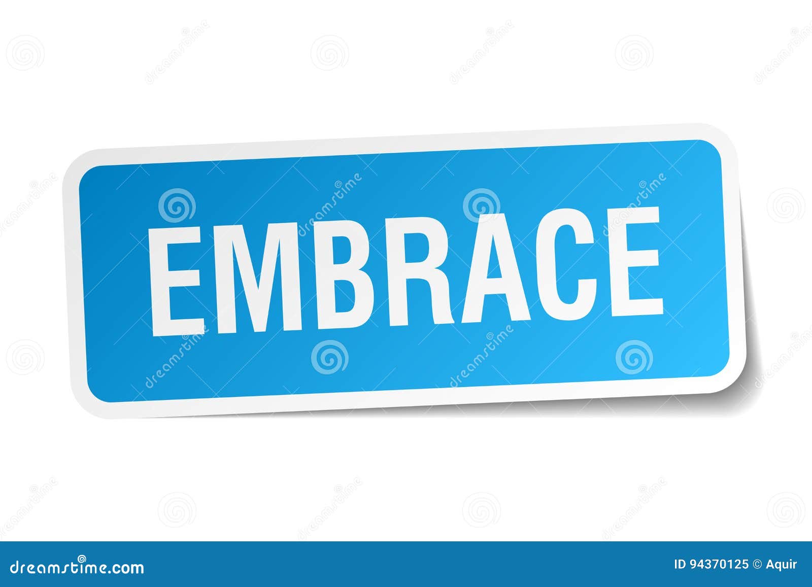 Embrace square sticker stock vector. Illustration of banner - 94370125