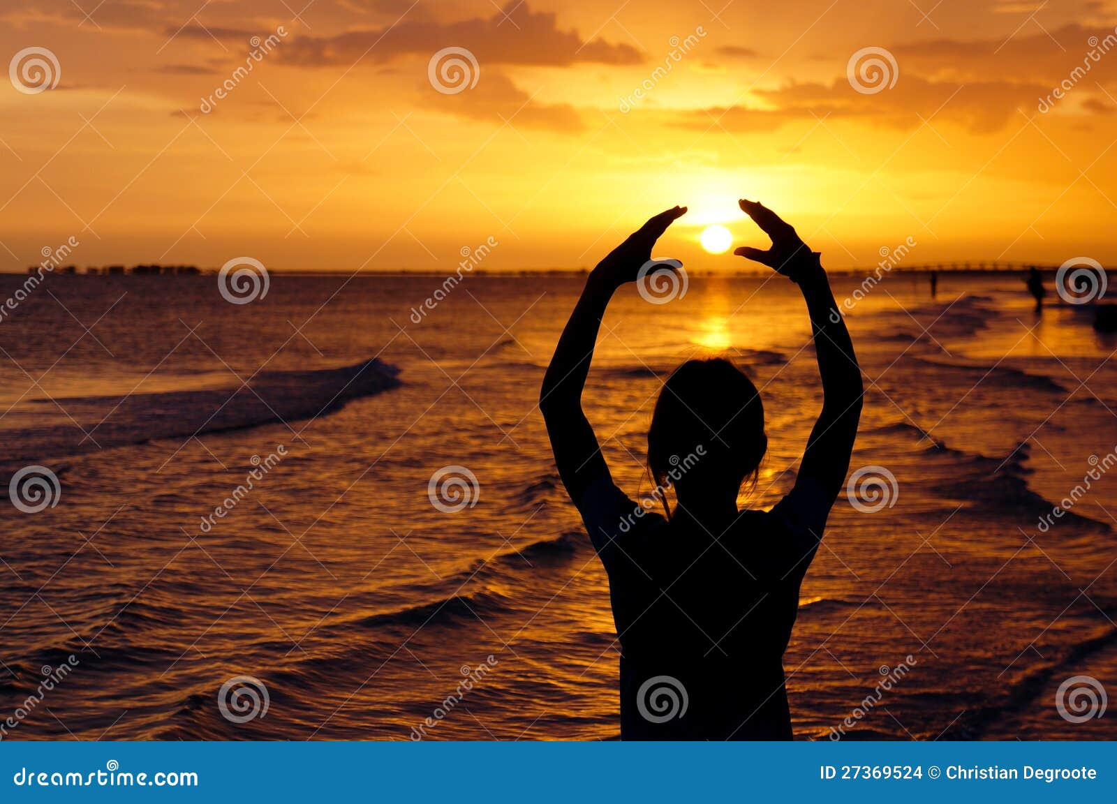 Embrace the sun stock photo. Image of embrace, fort, beautiful - 27369524