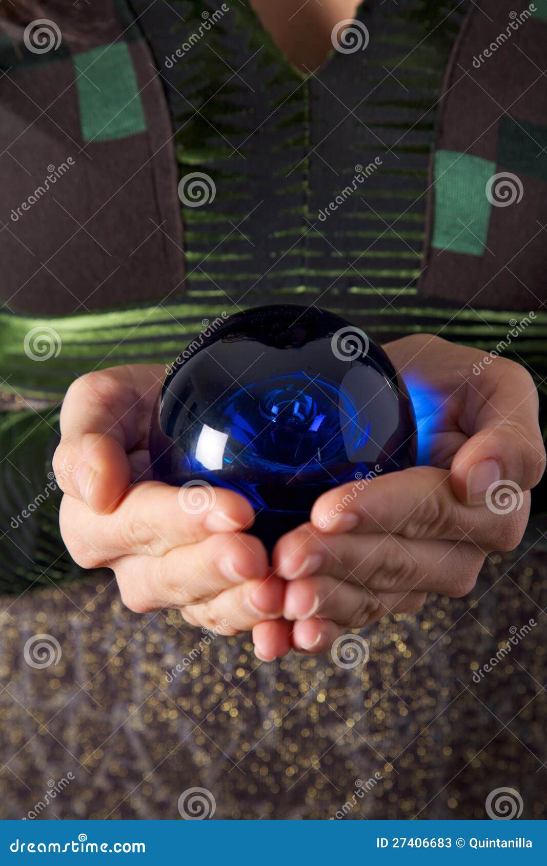Embracing blue magic ball stock image. Image of curiosity - 27406683