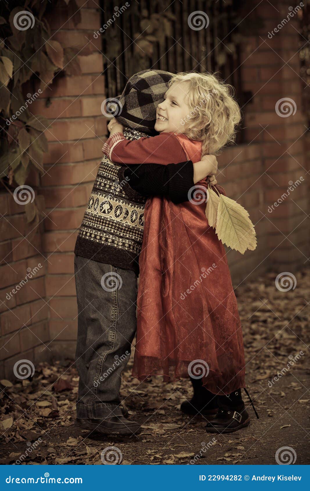 Embracing children stock photo. Image of lovely, hugging - 22994282