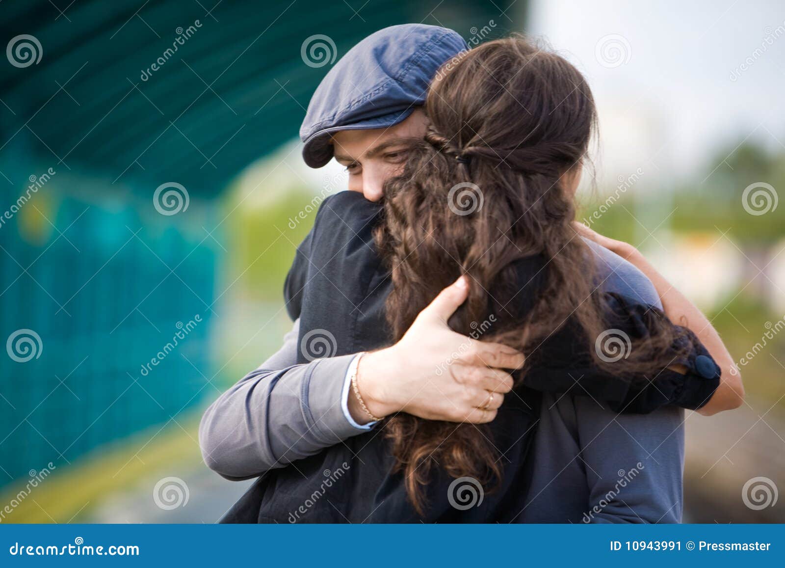 Embracing couple stock image. Image of date, hand, male - 10943991