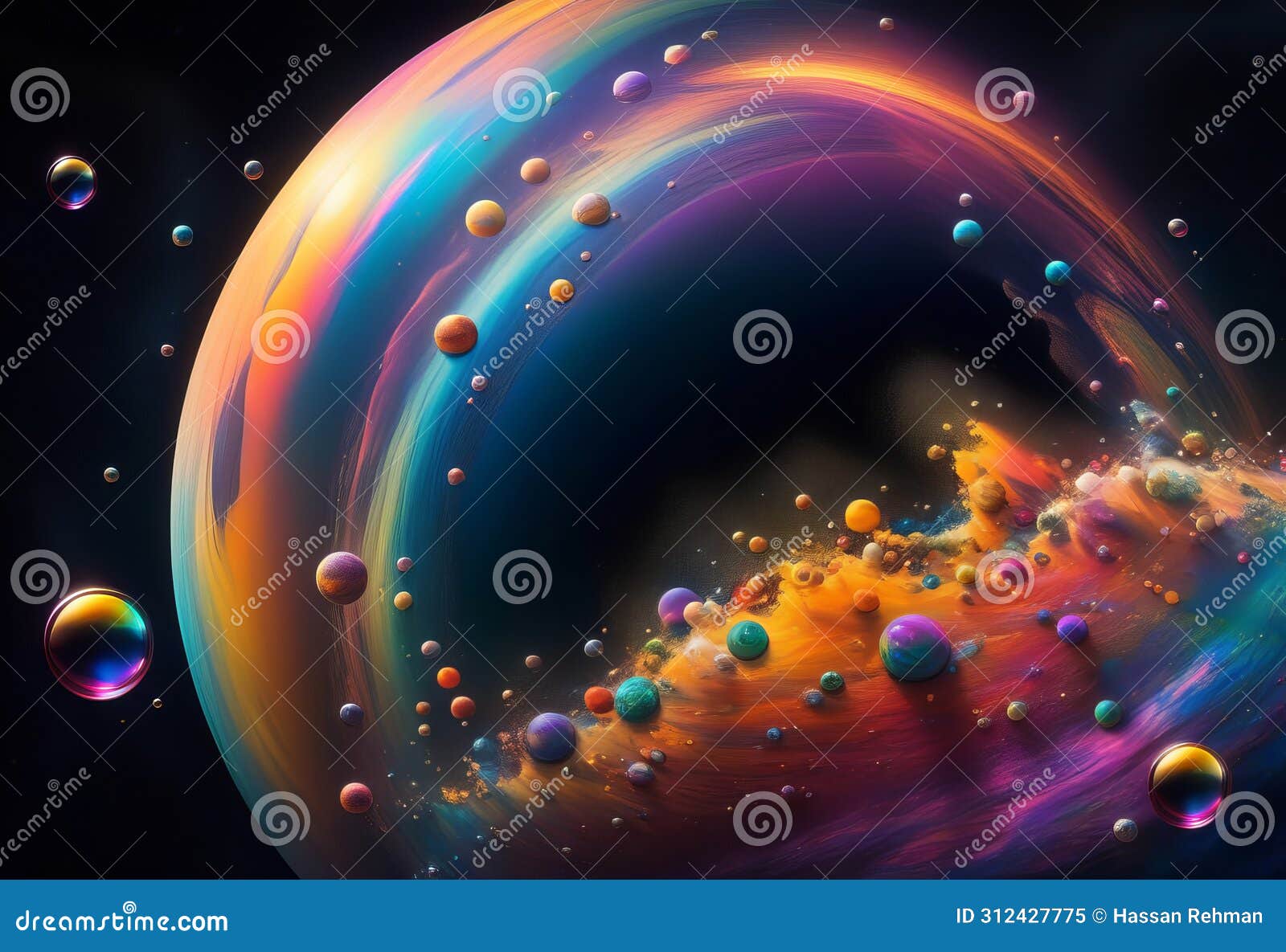 Embracing the Future with High-Tech 3D Block Wall Innovation Stock ...