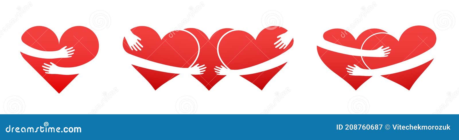 Embracing the Heart. Hands Hold and Hug the Heart. Love Yourself Love ...