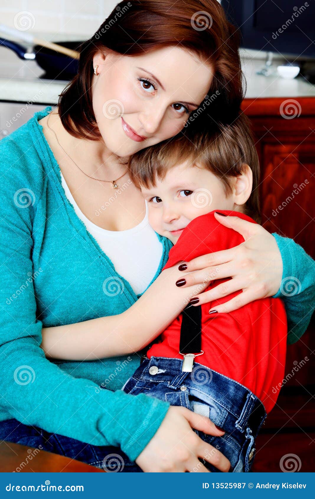 Embracing a mom stock image. Image of child, family, care - 13525987