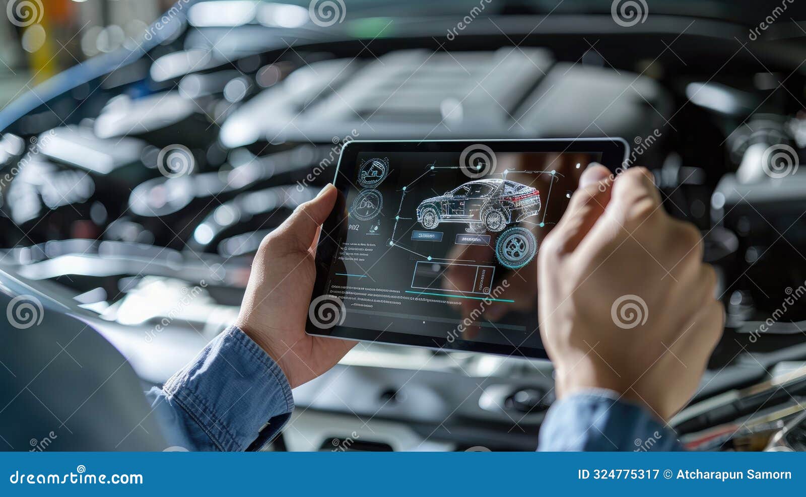 Embracing Technology in Automotive Repair, Mechanic Using Augmented ...