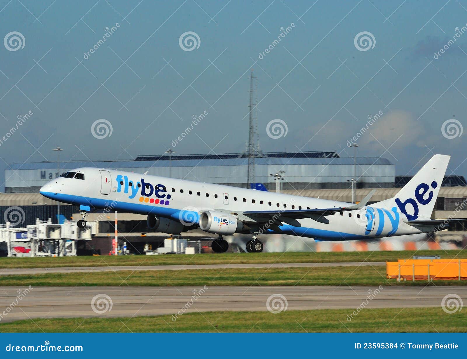 Embraer 195 Flybe editorial stock image. Image of embraer - 23595384