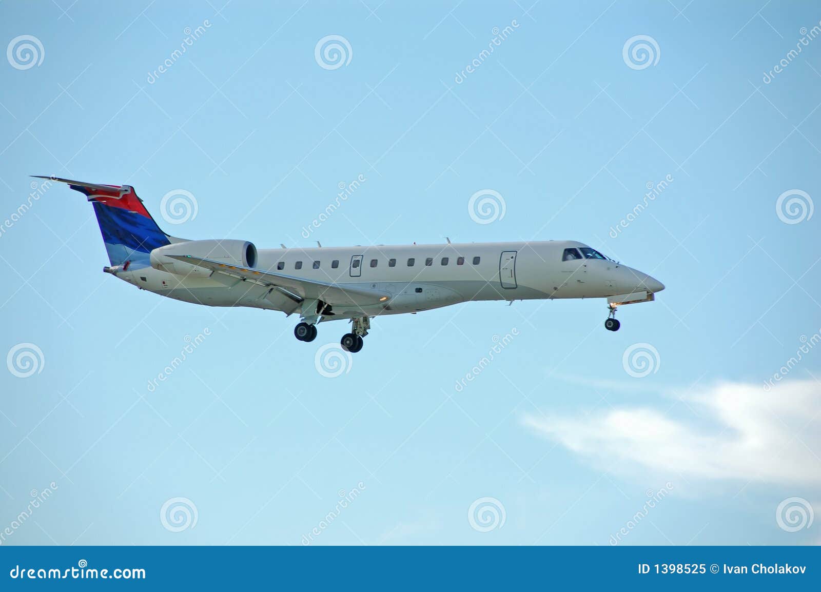 EMbraer ERJ regional jet stock image. Image of trip, tourism - 1398525