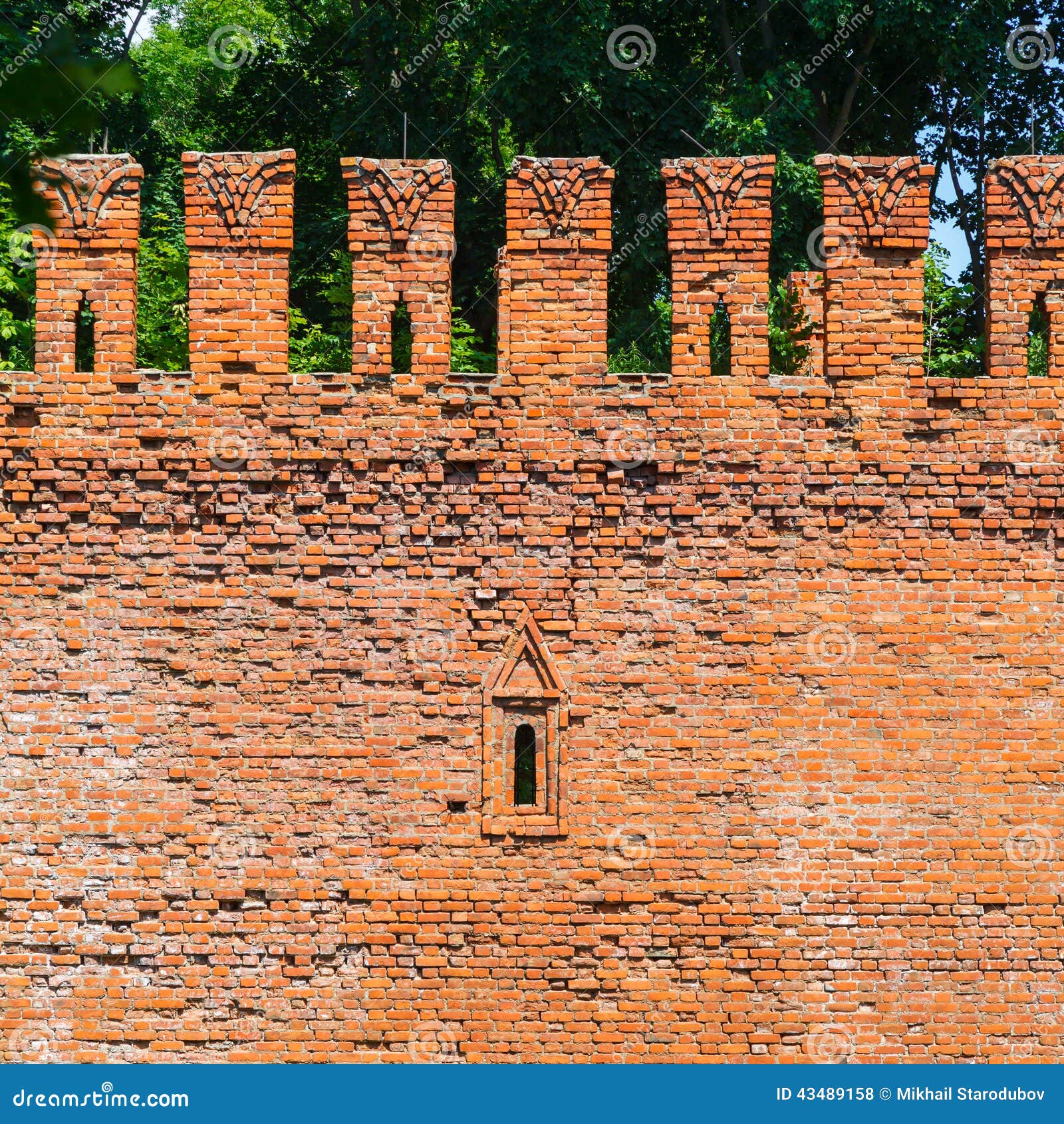 Embrasure In The Wall A Fortress Stock Image | CartoonDealer.com #47479015