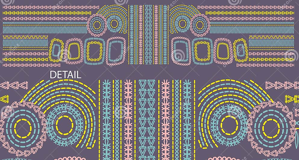 Embroidered Background stock vector. Illustration of artwork - 10413708