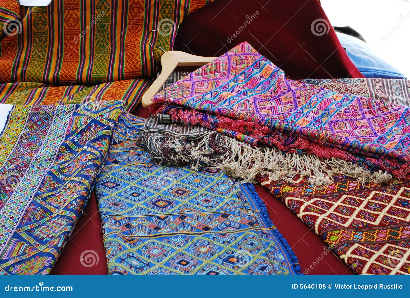 Embroidered Bhutanese Textiles Royalty Free Stock Photos - Image: 5640108