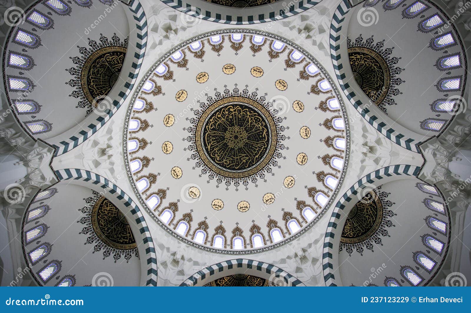 Embroidered Mosque ceiling stock image. Image of ceiling - 237123229