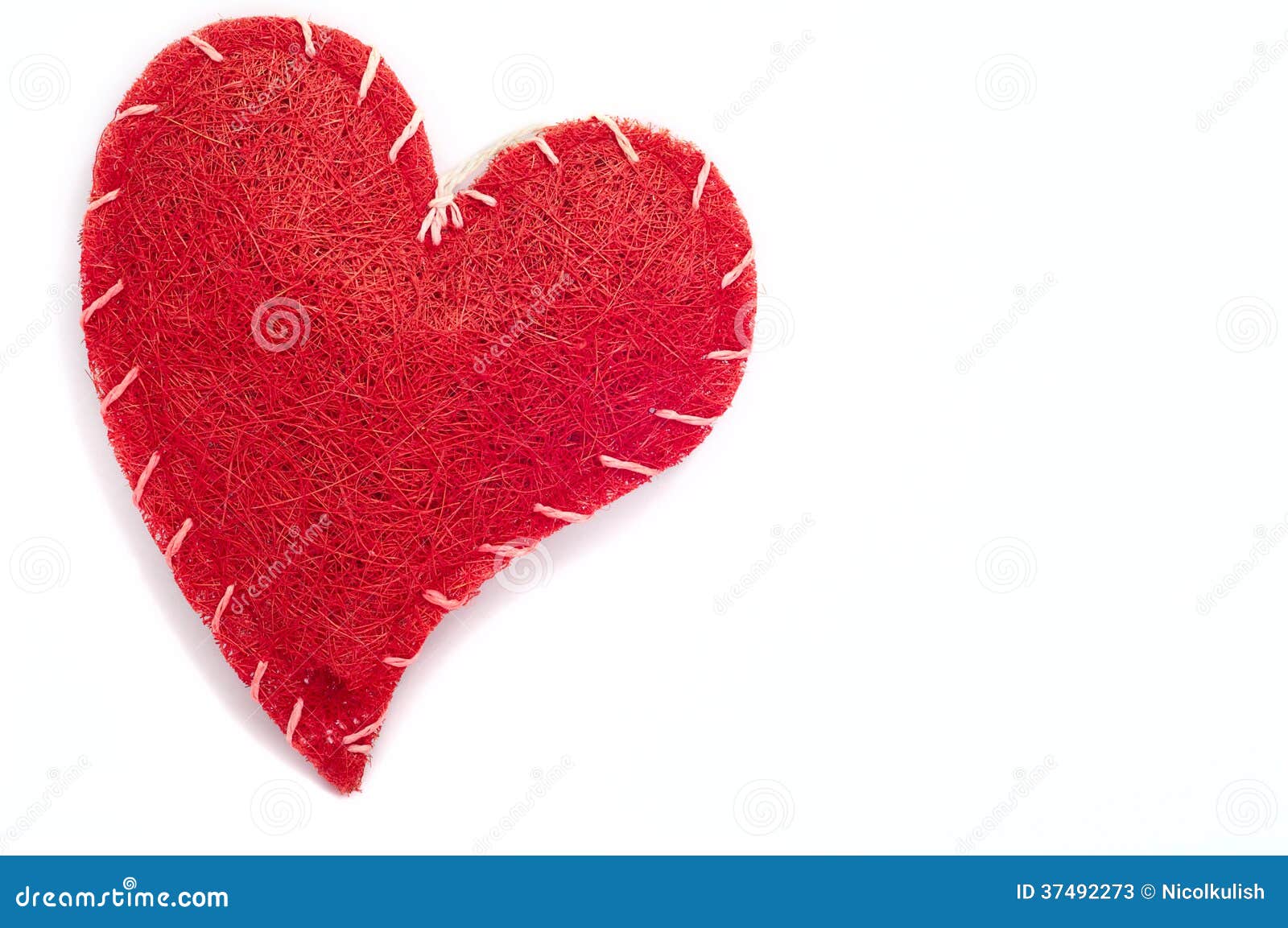 Embroidered red heart stock image. Image of heart, gift - 37492273