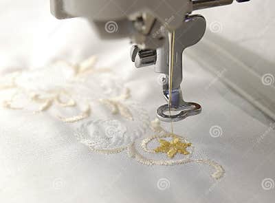 Embroidery stock image. Image of thread, embroidering - 13426651