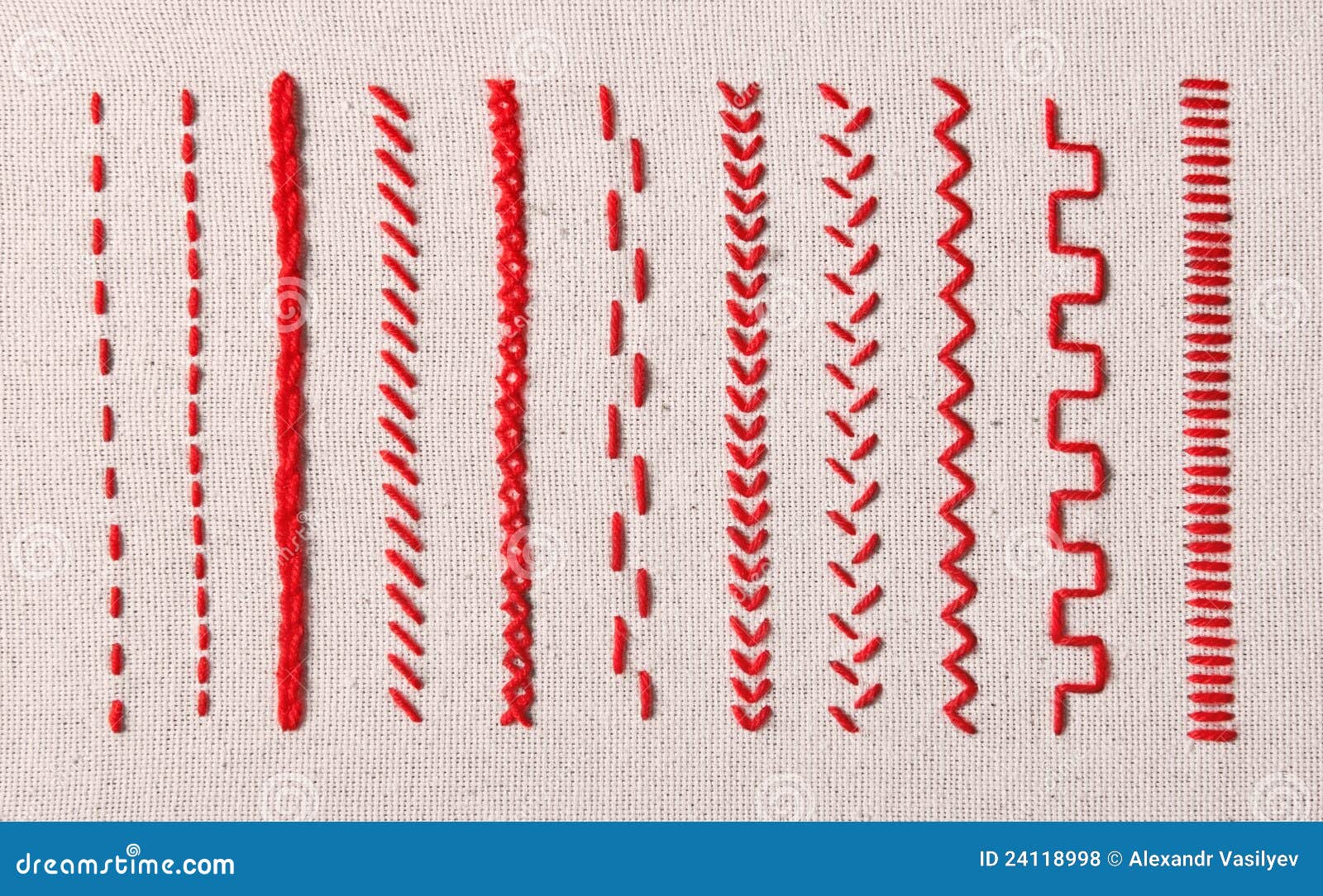 Embroidery stock photo. Image of textile, color, cotton - 24118998