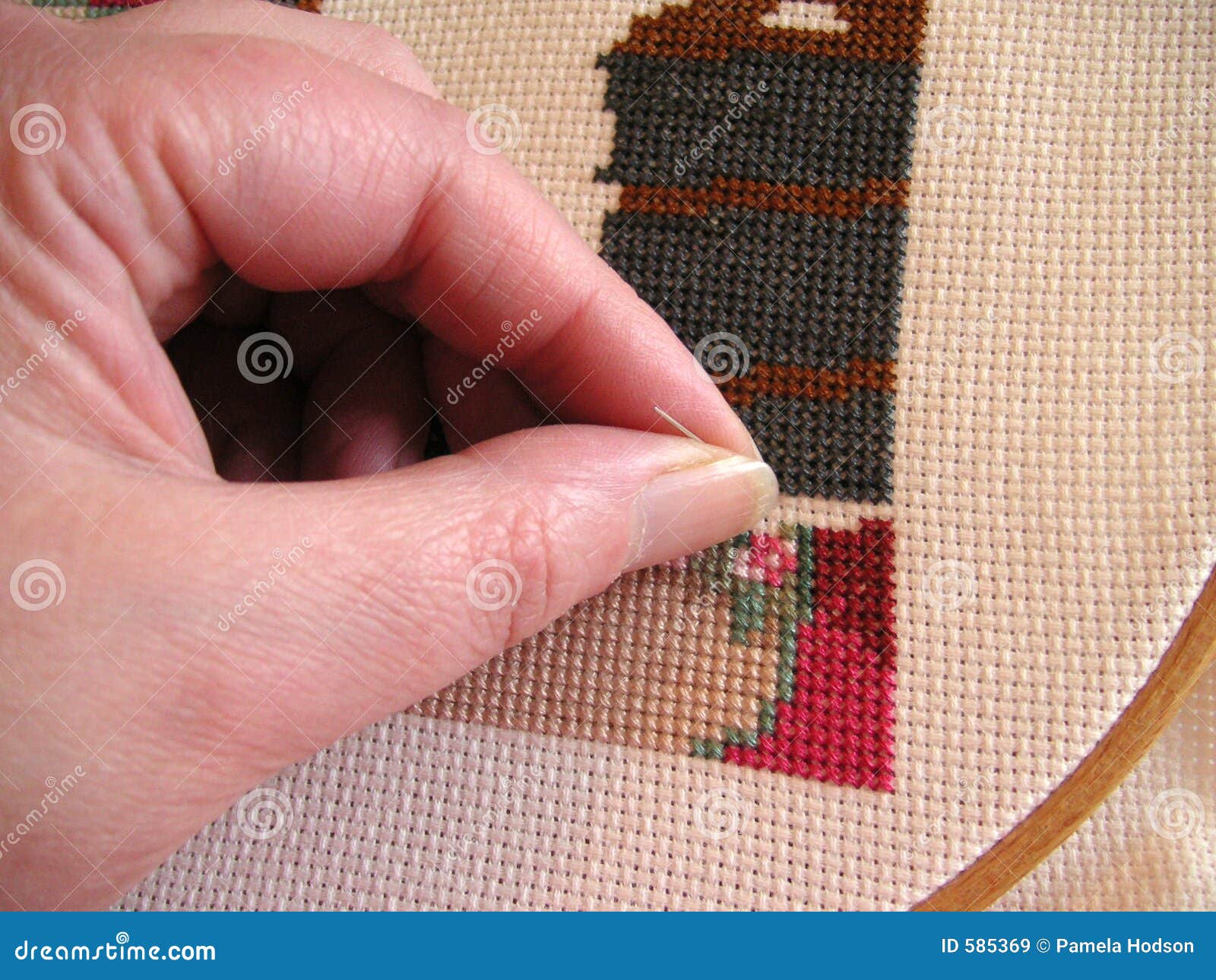 Embroidery stock image. Image of macro, produce, colours - 585369